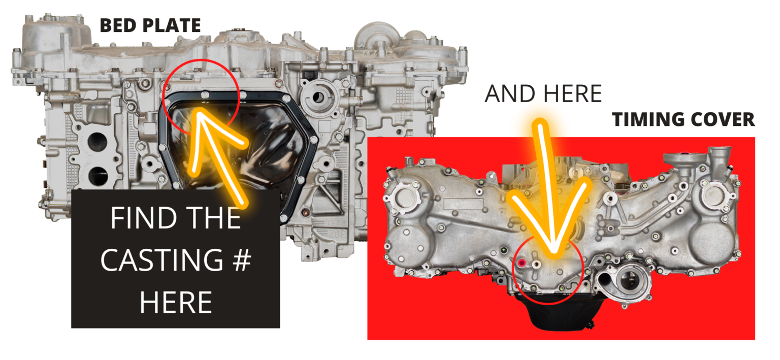 Subaru 2.5L FB25 DOHC Long Block (11-13 Forester) - Sunwest Automotive ...